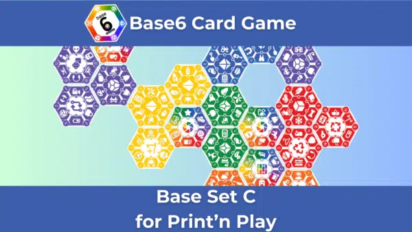 Base6 Card Game Base Set C for Print and Play - Base6 Card Game